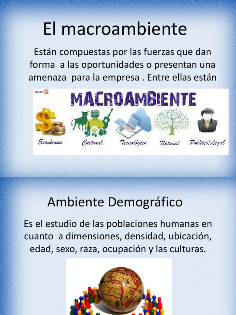 El Macroambiente 2 | PDF | Marketing | Mercado (economía)