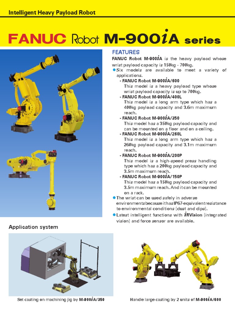 M-900iA Serie 2 PDF | PDF | Robot | Robotics