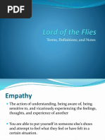 Literary Devices in Lord of The Flies | PDF