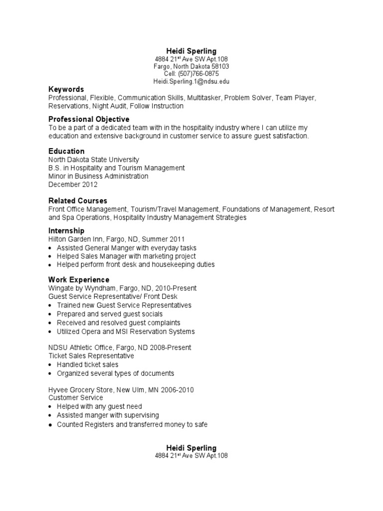 Scannable Resume | PDF