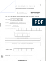 Csec Add Maths 2019 Paper 2 | PDF