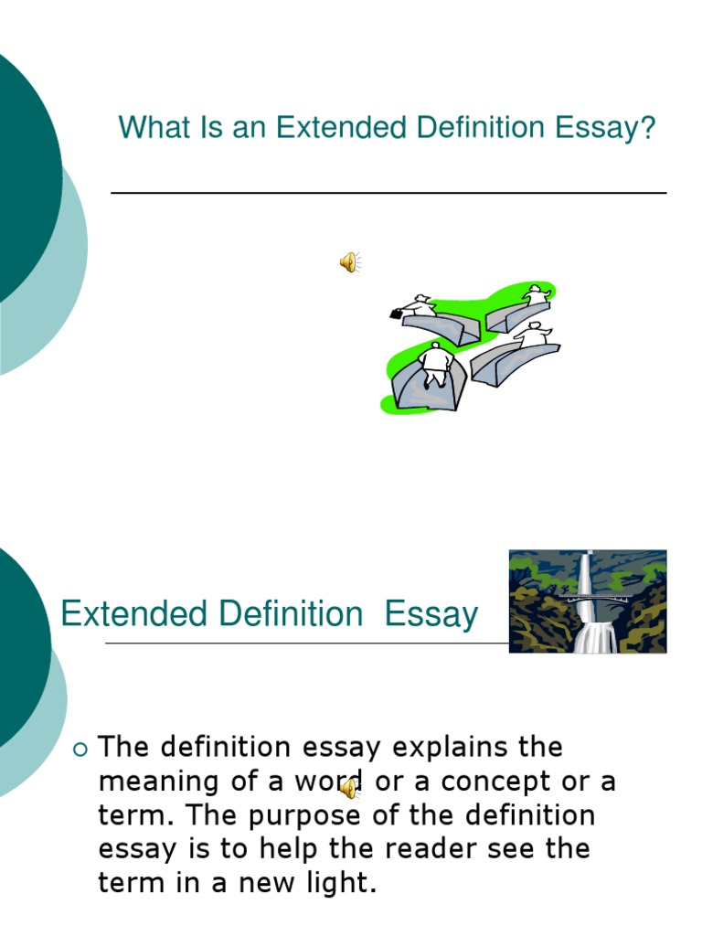EXTENDED Definition Essay | PDF | Definition | Essays