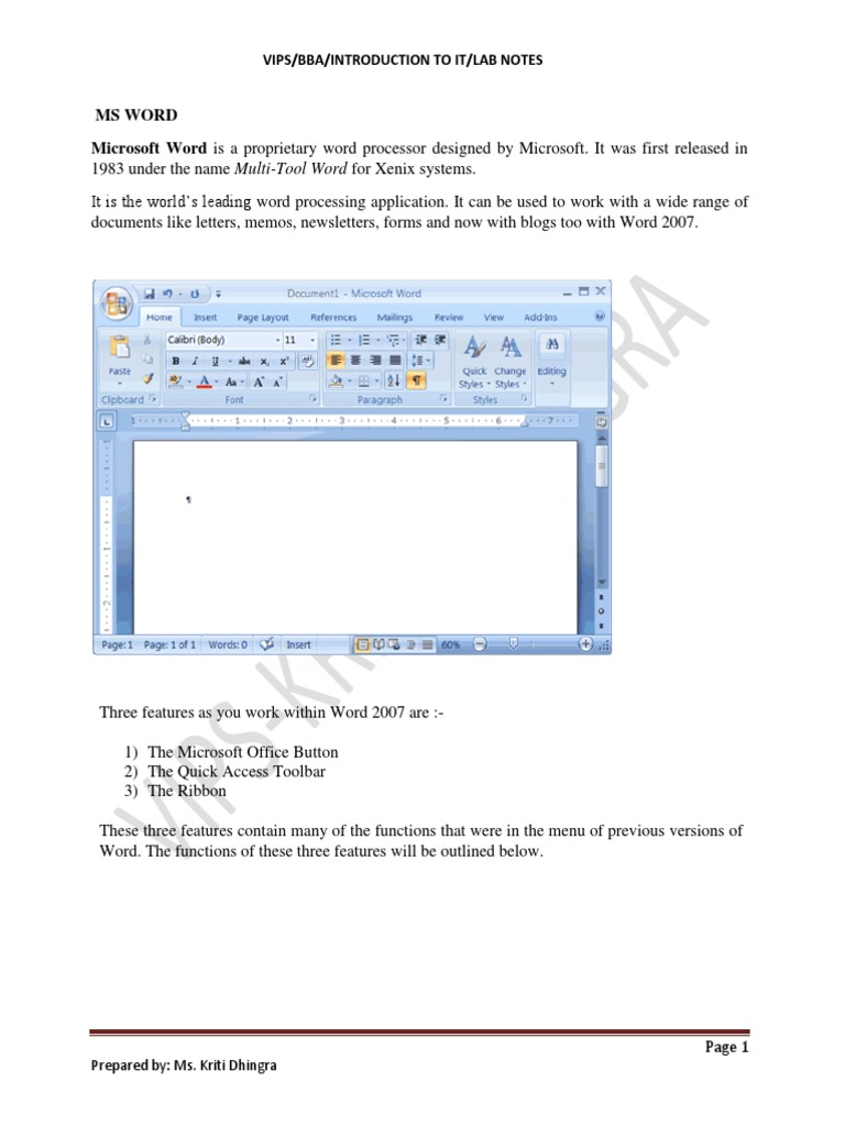 Practical Notes PDF | PDF | Spreadsheet | Microsoft Word
