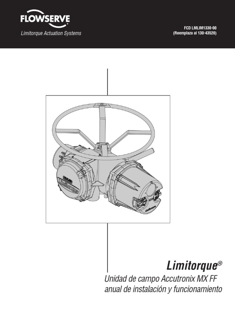 Manuala Limitorque - Instalacion y Funcionamiento | PDF | Red de ...