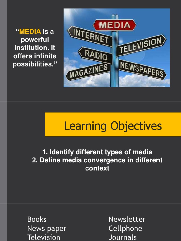 Lesson 4 Types of Media-1 | PDF | Mass Media | Radio