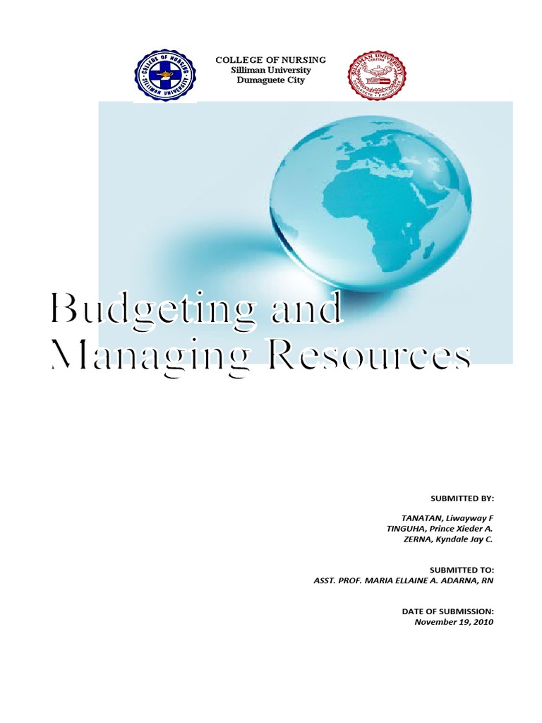 Budgeting And Managing Lecture Output Pdf Overtime Budget
