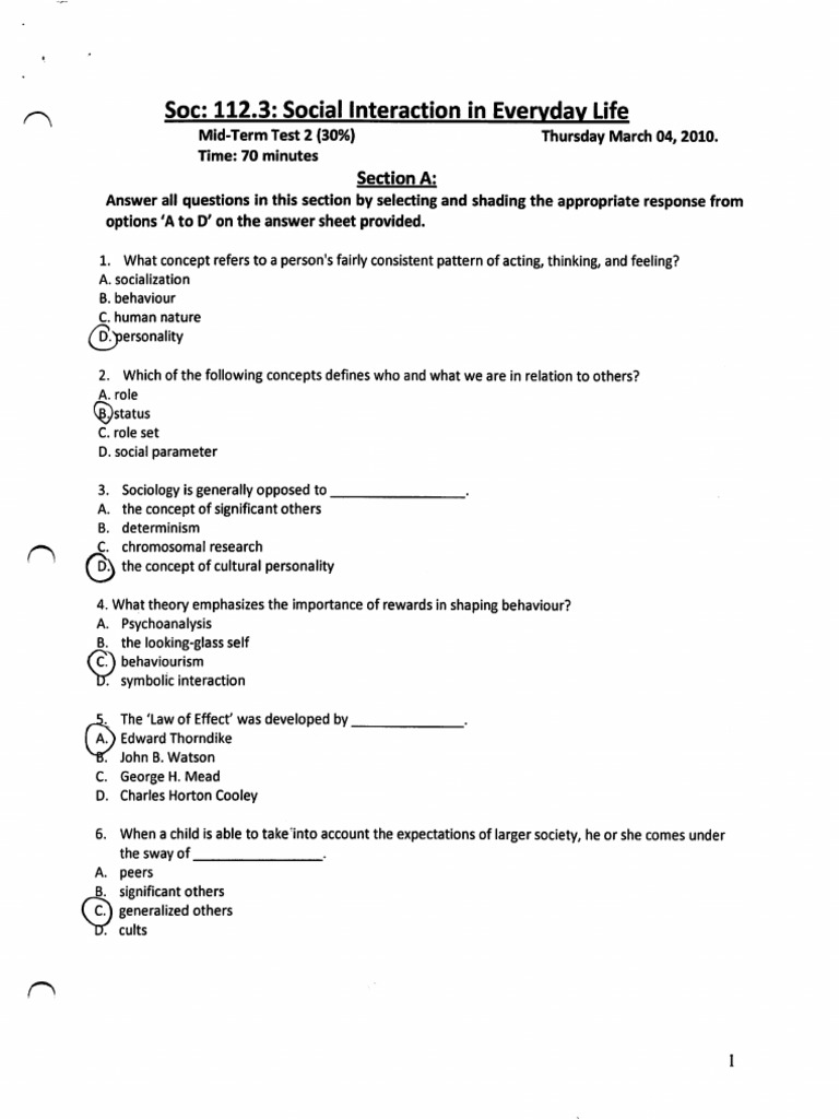 Soc Midterm | PDF