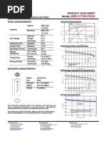 Product Data Sheet of INR 21700 P50B 80122 | PDF | Rechargeable Battery ...