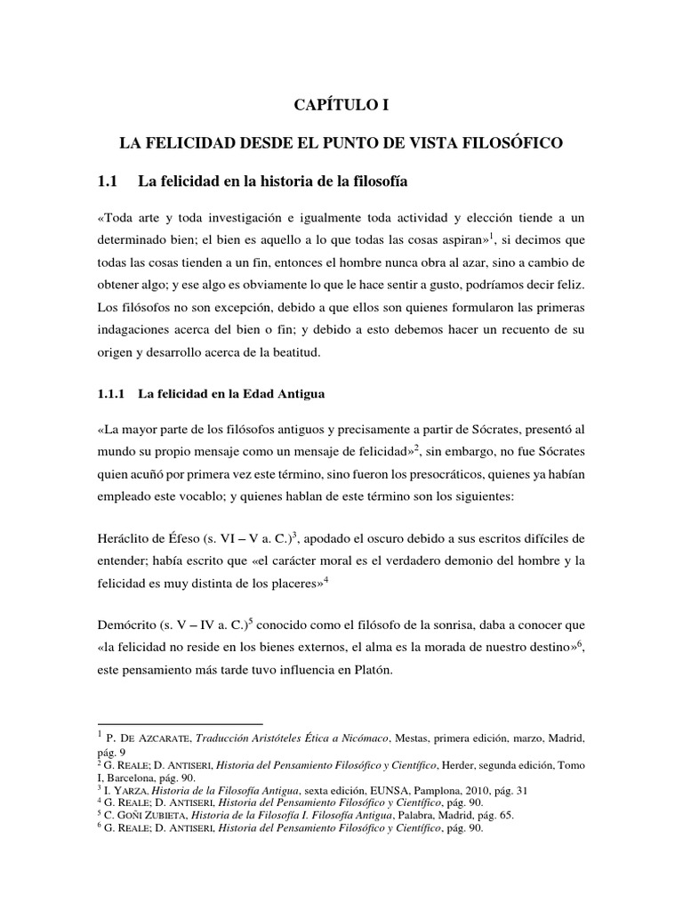 La Filosofía de la Felicidad | PDF | Aristóteles | Platón