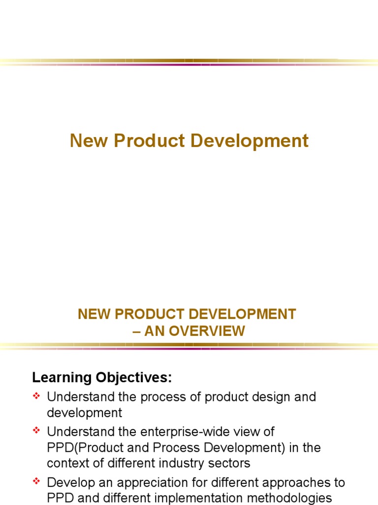 NPD Process Overview | PDF | New Product Development | Marketing