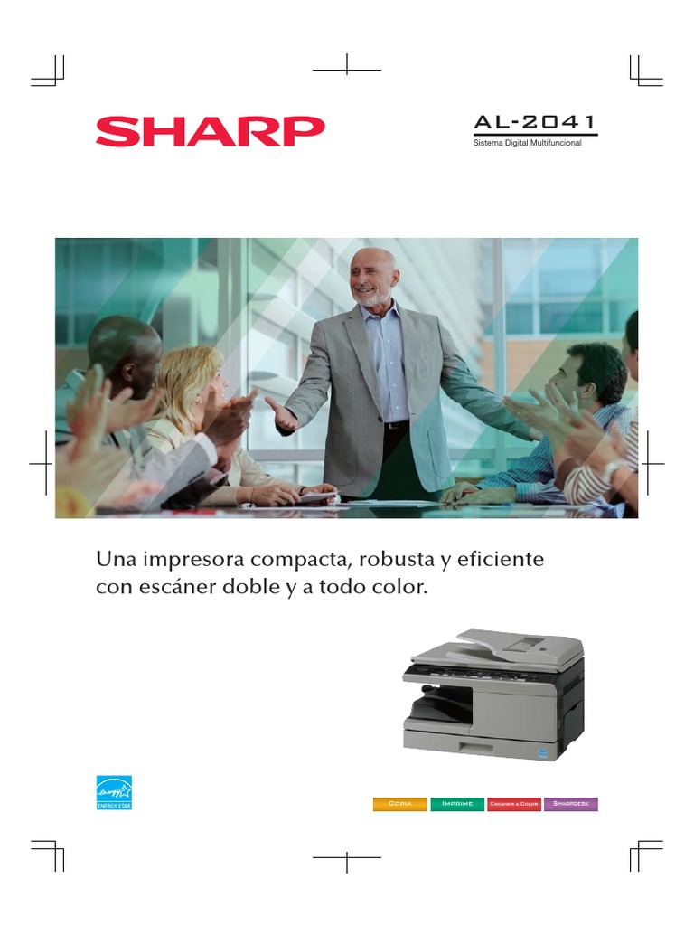 Al 2041 Sharp PDF | PDF | Escáner de imagen | Microsoft Windows