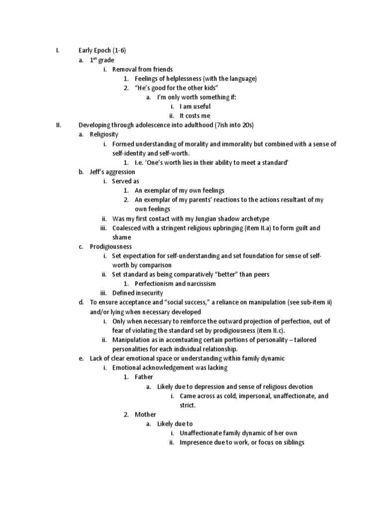 Trauma Timeline Worksheet Template | PDF | Shame | Morality