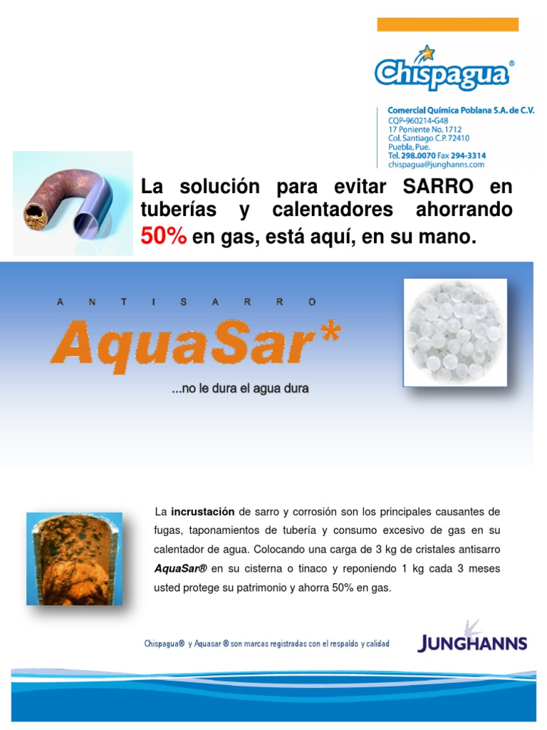 CH Aquasar Volante-Tcarta-color | PDF | Materiales transparentes | Agua