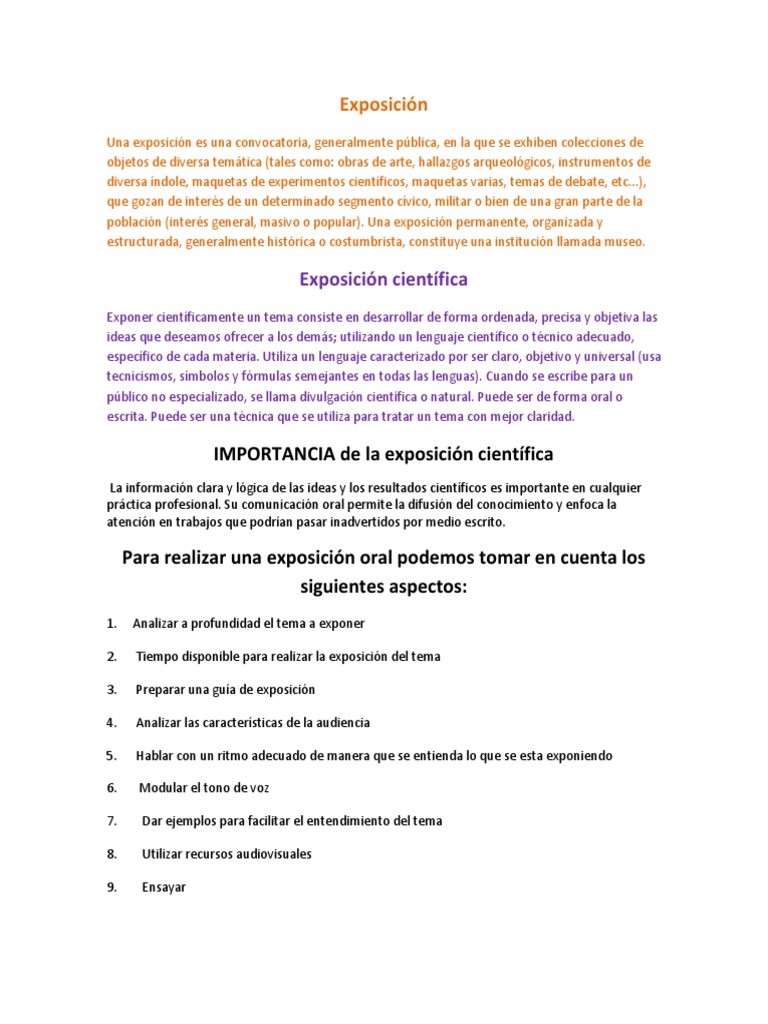 Exposicion Cientifica | PDF | Epistemología | Comunicación humana