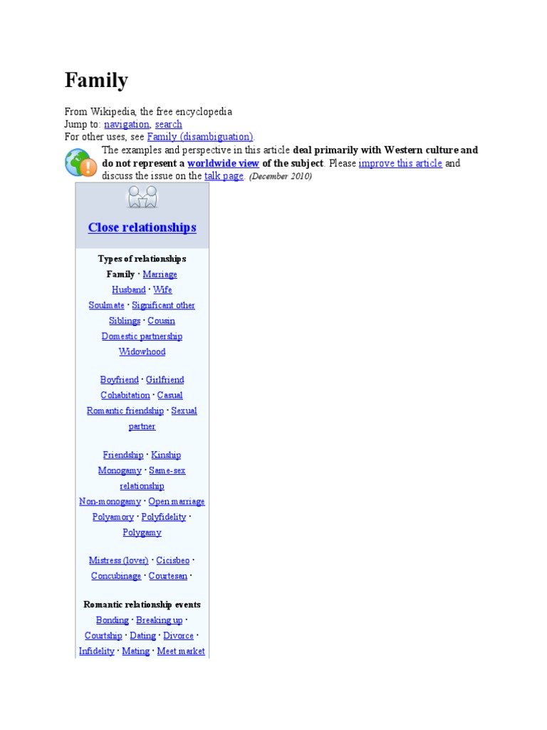 Family: Close Relationships | PDF | Family | Kinship