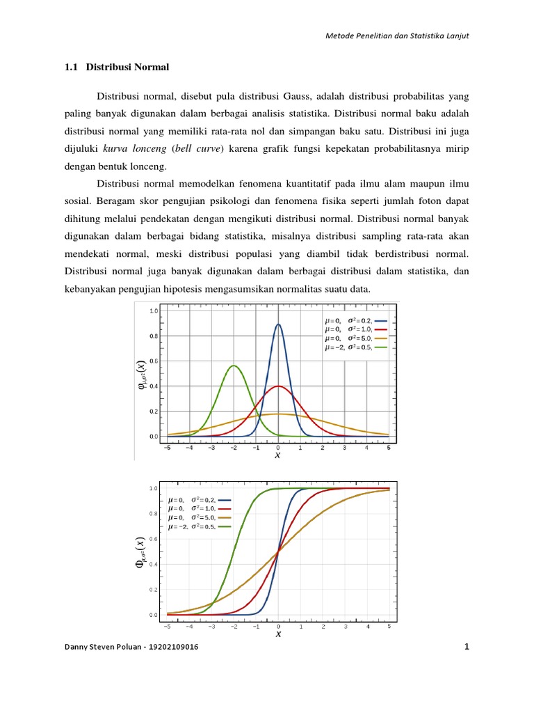 Distribusi Normal, Poisson Dan Binomial | PDF