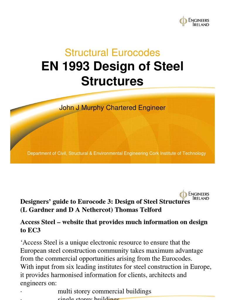 EN1993 Design of Steel Structures | PDF | Buckling | Bending