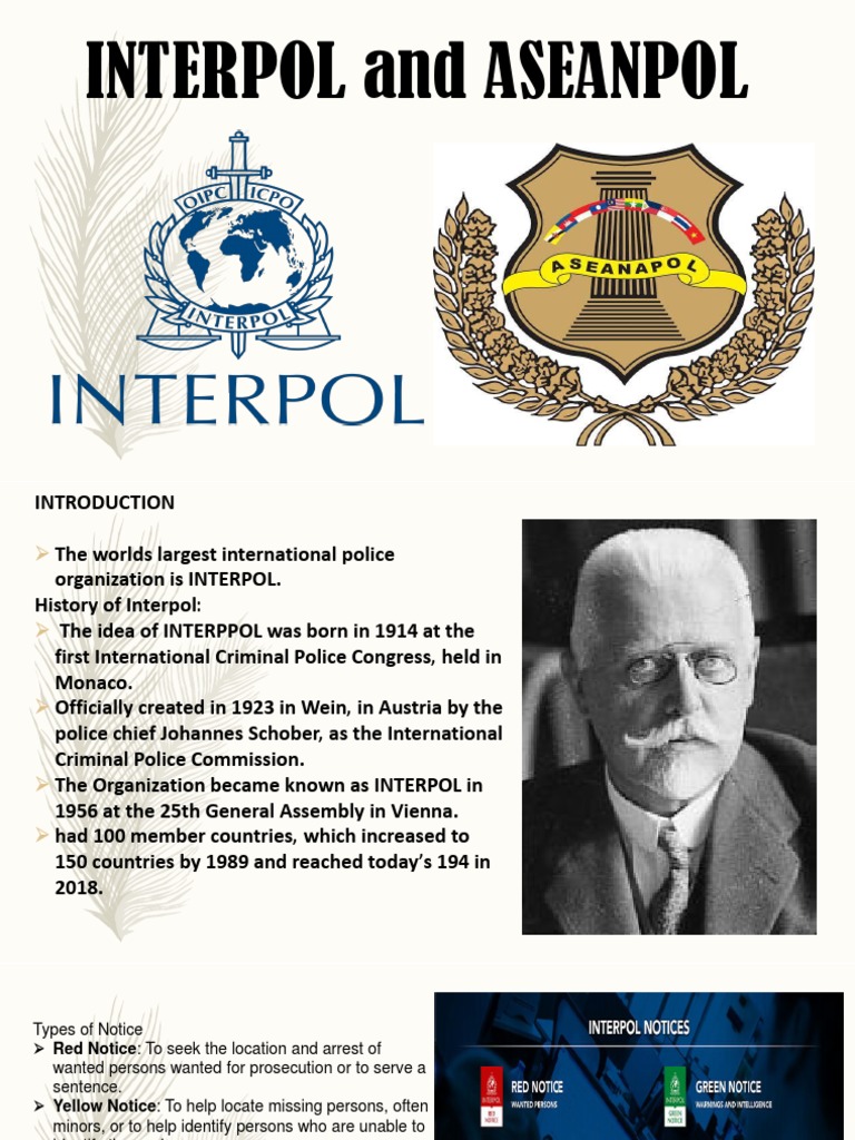 Interpol & Aseanpol | PDF | Organized Crime | Law Enforcement