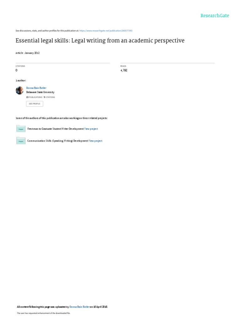 Essential Legal Skills | PDF | Psychological Concepts | Linguistics