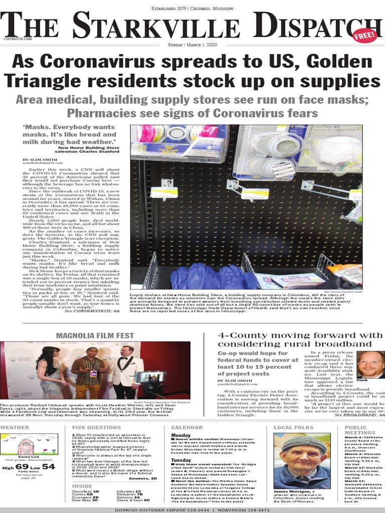 Starkville Dispatch Eedition 3-1-20 | PDF | Core Civic | Prison