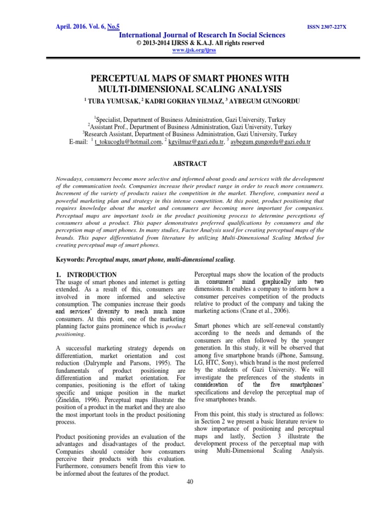 Unreg 2016 5 Perceptual Maps of Smart Phones PDF | PDF | Smartphone ...