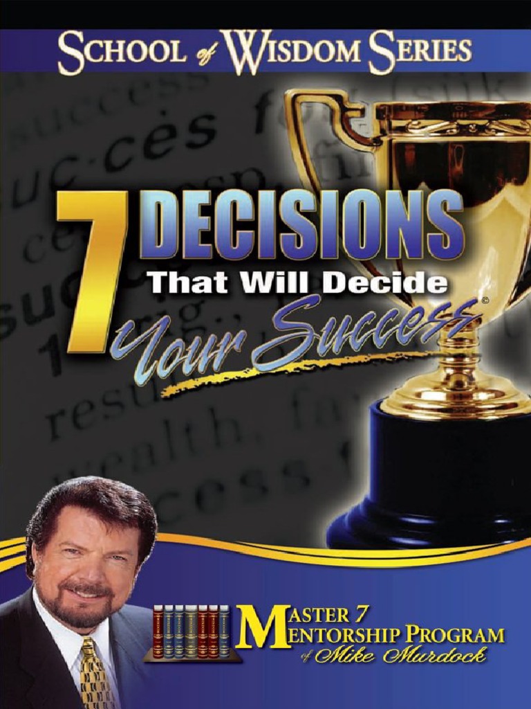 7 Decisions That Will Decide Your Success | PDF | Mentorship | Ruth ...