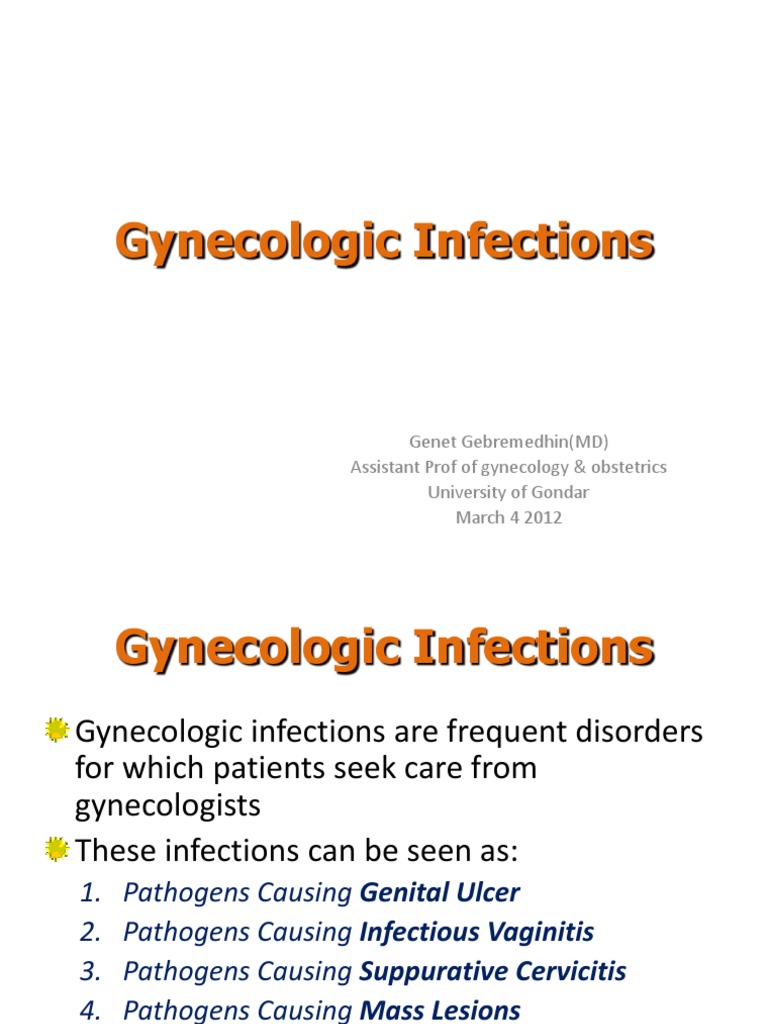 1 Gynecologic Infections 2 | PDF | Sexually Transmitted Infection ...