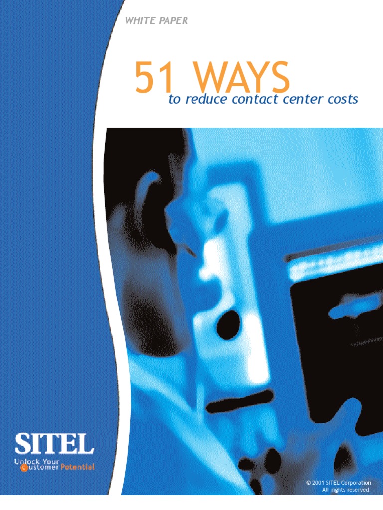 Ways To Reduce Contact Center Costs | PDF | Employee Retention | Call ...