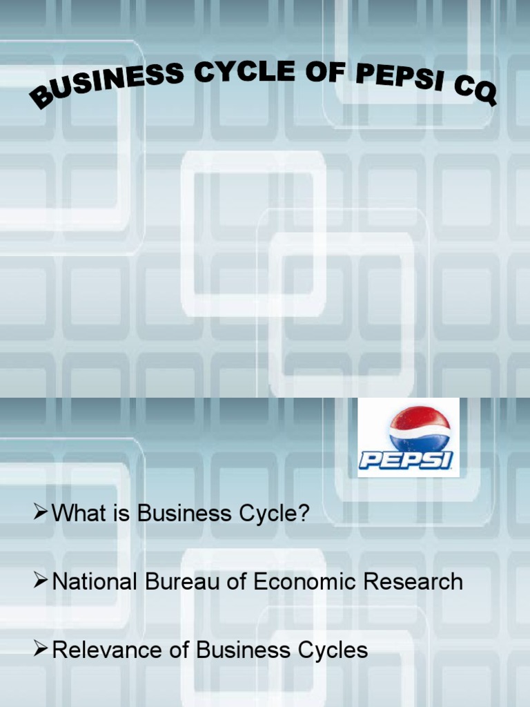 Business Cycle of PepsiCo | PDF