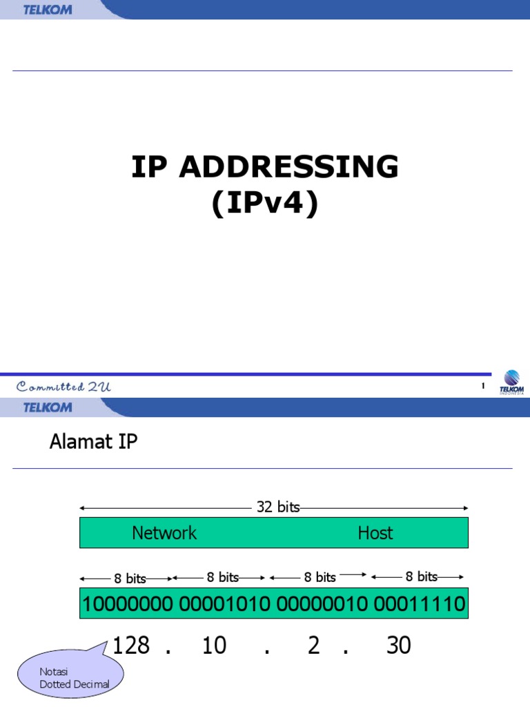 Ip Addressing | PDF | Standar Telekomunikasi | Jaringan Komputer
