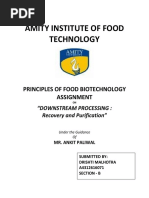 Downstream Processing | PDF | Insulin | Chromatography