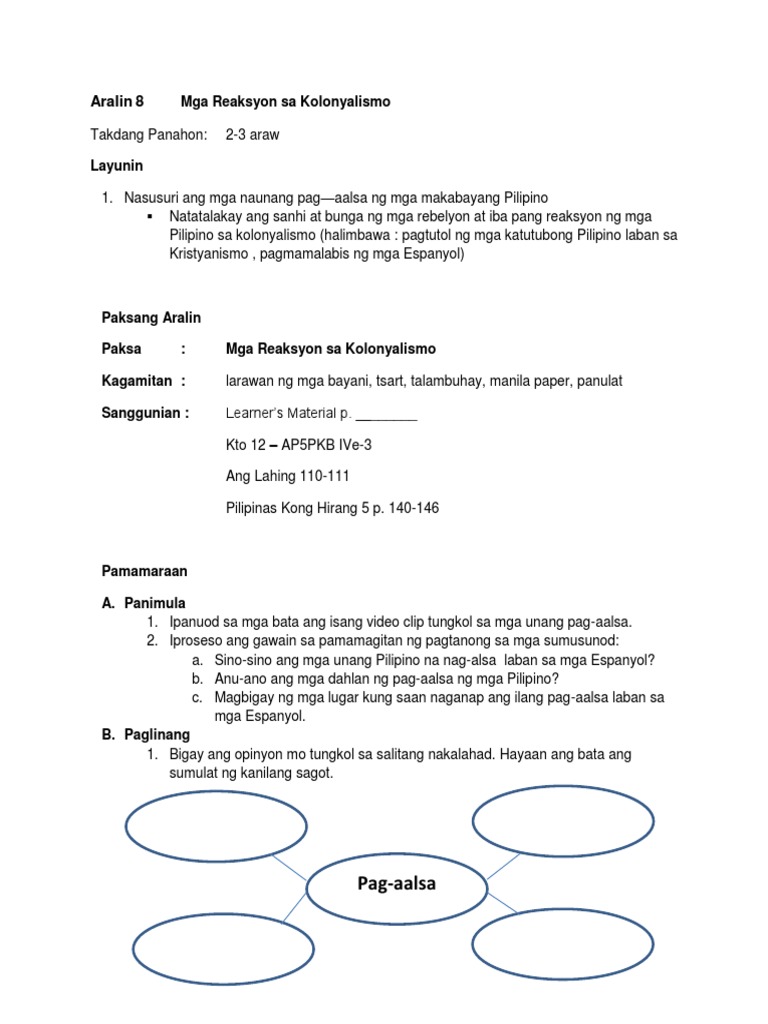 Grade 5 Teachers Guide AP Q4 Aralin 8 | PDF
