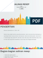 Panduan Penulisan Salinan Resep | PDF
