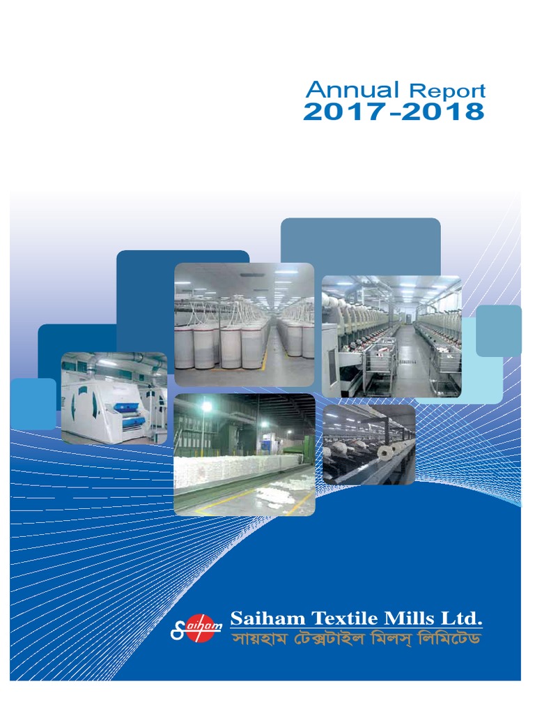 Annual Report of Textile-2018 PDF | PDF