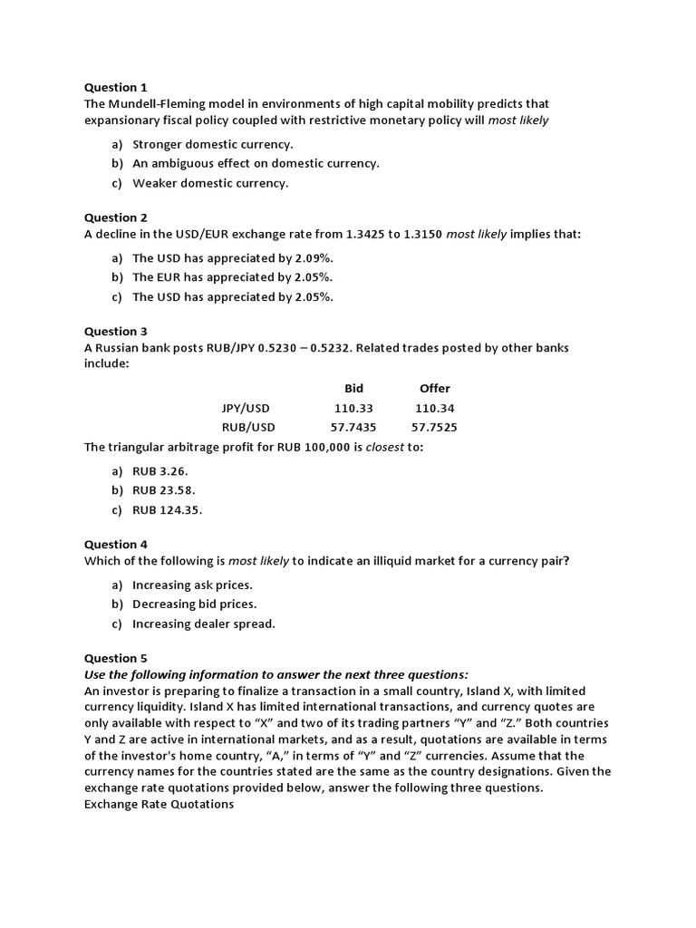 R10 Currency Exchange Rates - Understanding Equilibrium Value | PDF