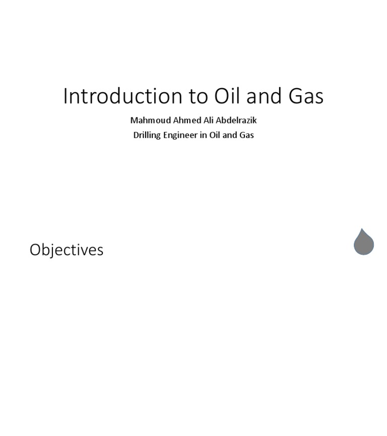 Introduction To Oil and Gas | PDF