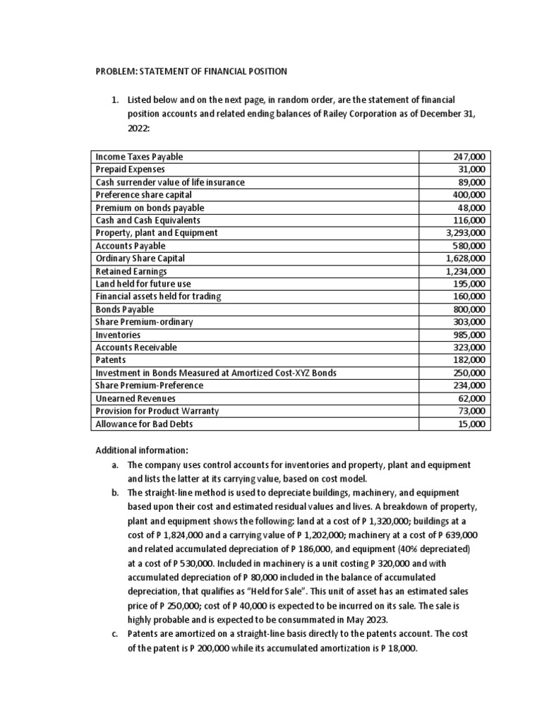 Financial Position Analysis | PDF