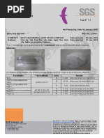 SGS Gold Test Report 1 | PDF | Materials | Transition Metals