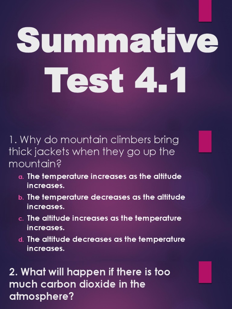 Quiz About Climate grADE 9 | PDF