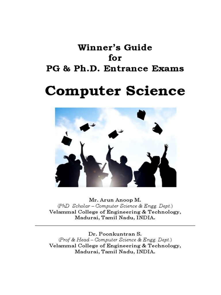 PHD Entrance Exam For Computer Science | PDF