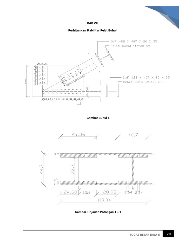 Bab Vii Stabilitas Plat Buhul | PDF
