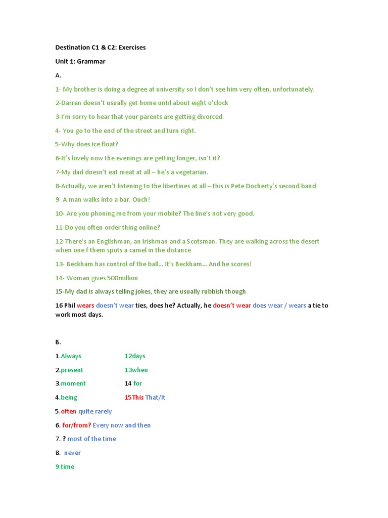 Answers Destination | PDF