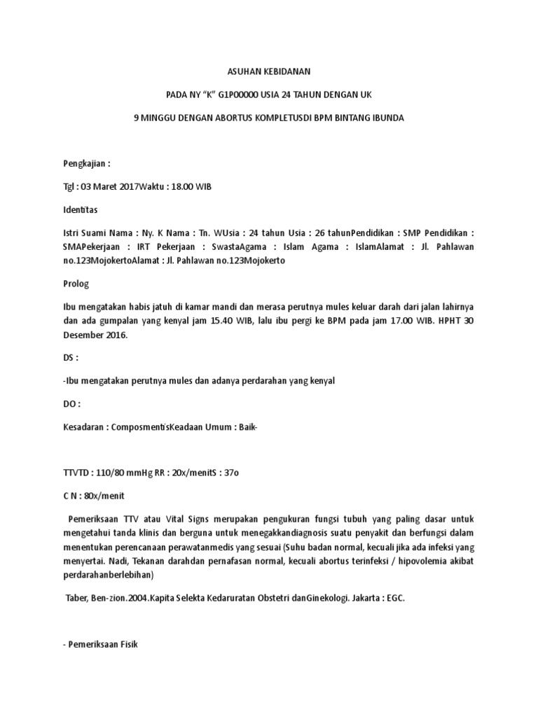Soap Abortus komplit-WPS Office | PDF
