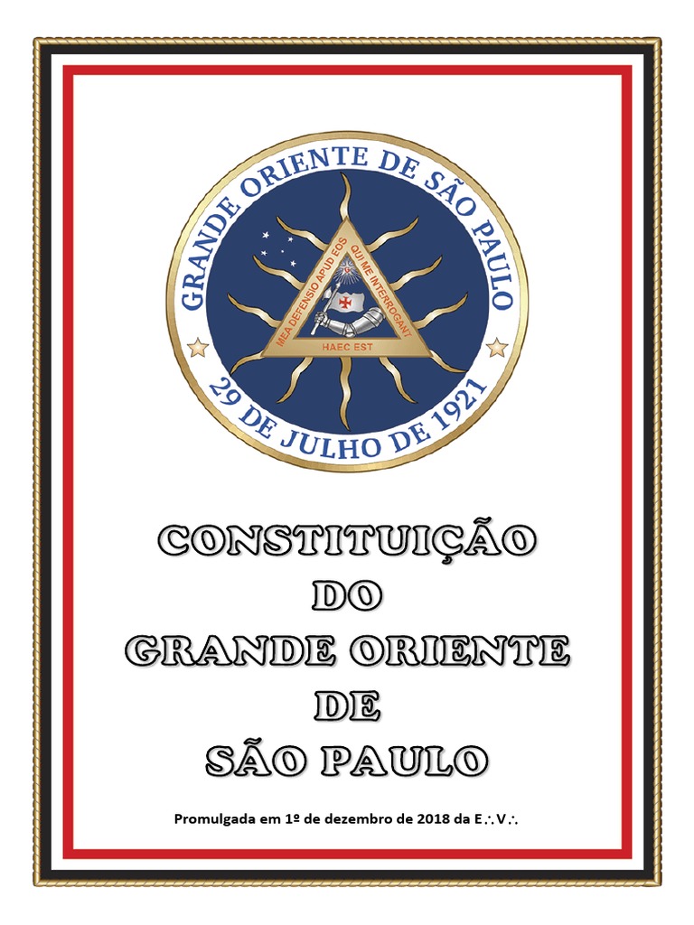 Constituição Do GOSP PDF | PDF