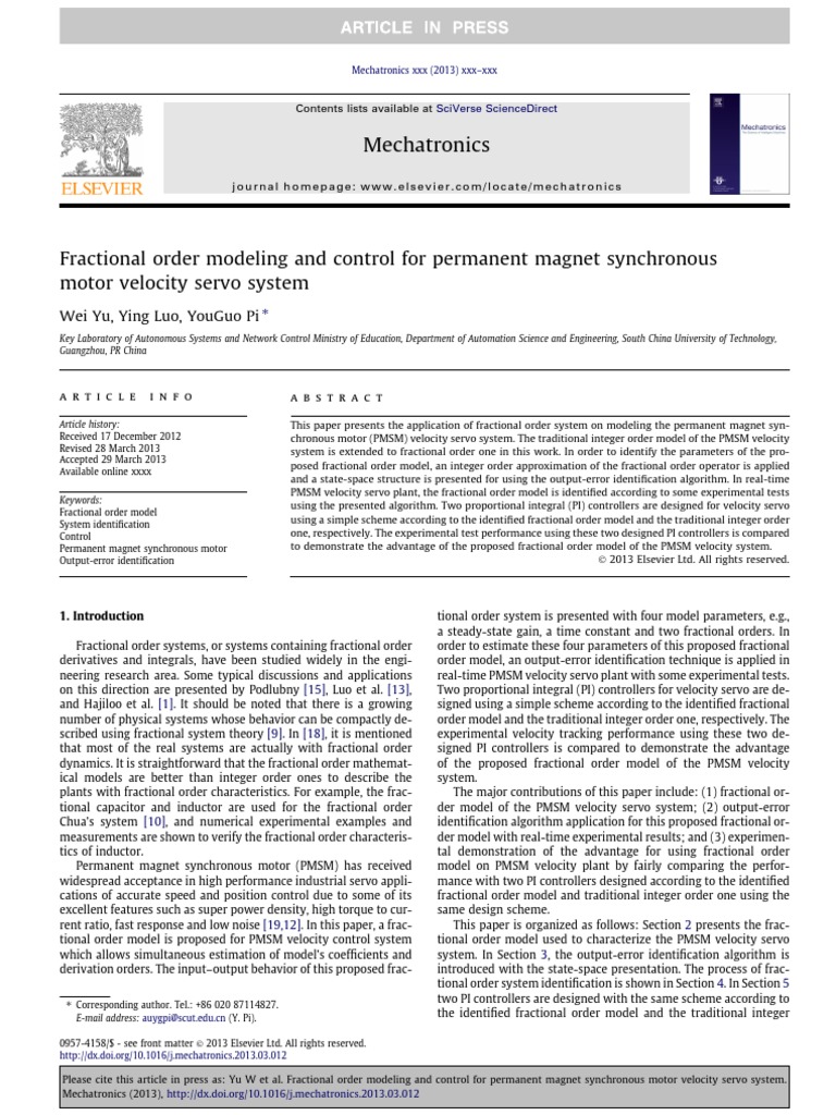 Brushless DC Motor Controller Design Using MATLAB Applications | PDF