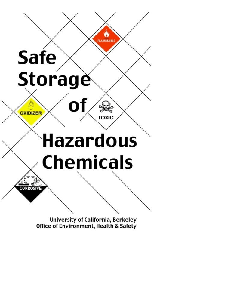 UC Berkeley Chemical Storage Guide | PDF | Fluorine | Oxygen