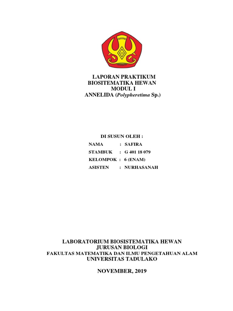 Klasifikasi dan Morfologi Pheretima sp. | PDF