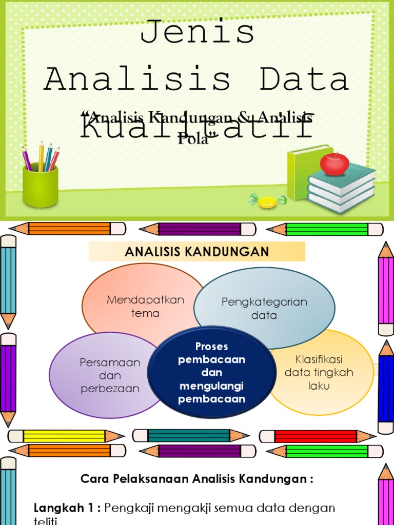 Jenis Analisis Data Kualitatif | PDF