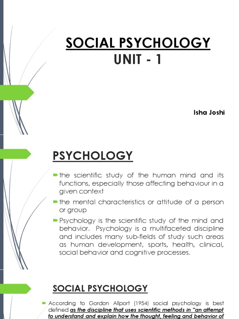 Social Psychology | PDF