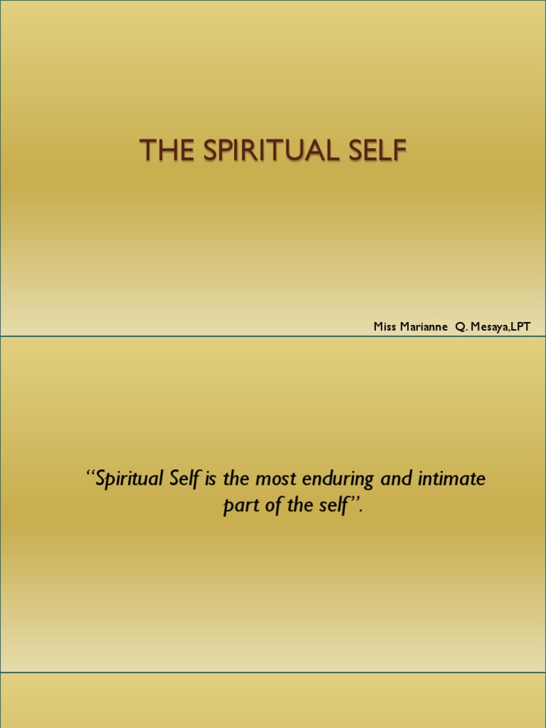 The Spiritual Self PDF | PDF